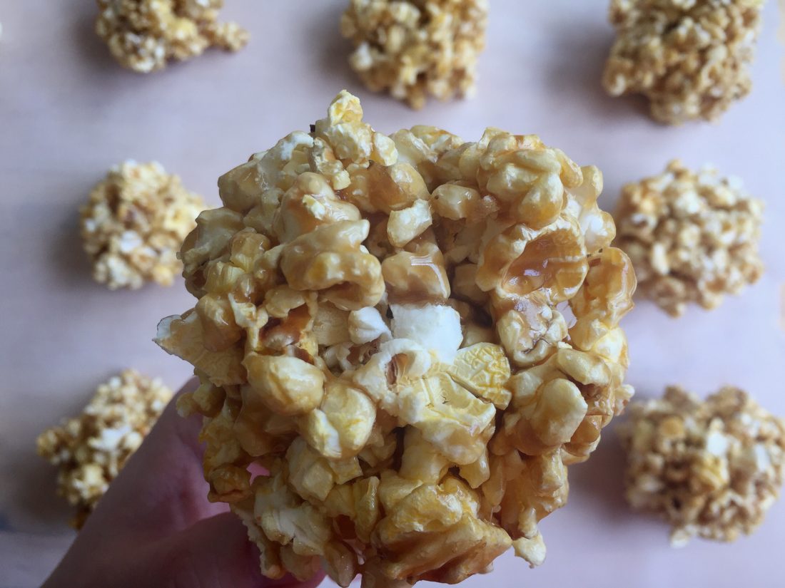 The Best Popcorn Ball Recipe For A Wonderful Movie Night - Roasted Beanz
